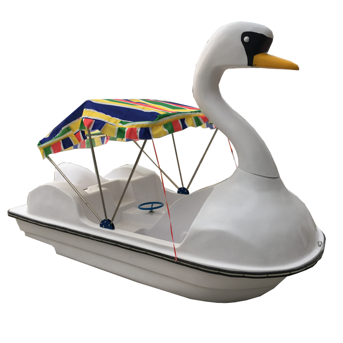 2 Seat Fiberglass Swan Pedal Boat In China KP-P205 - Huaian AST ...